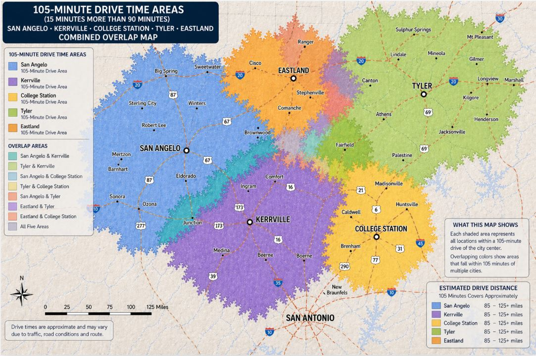 Regional Map | Texas Dental Collective